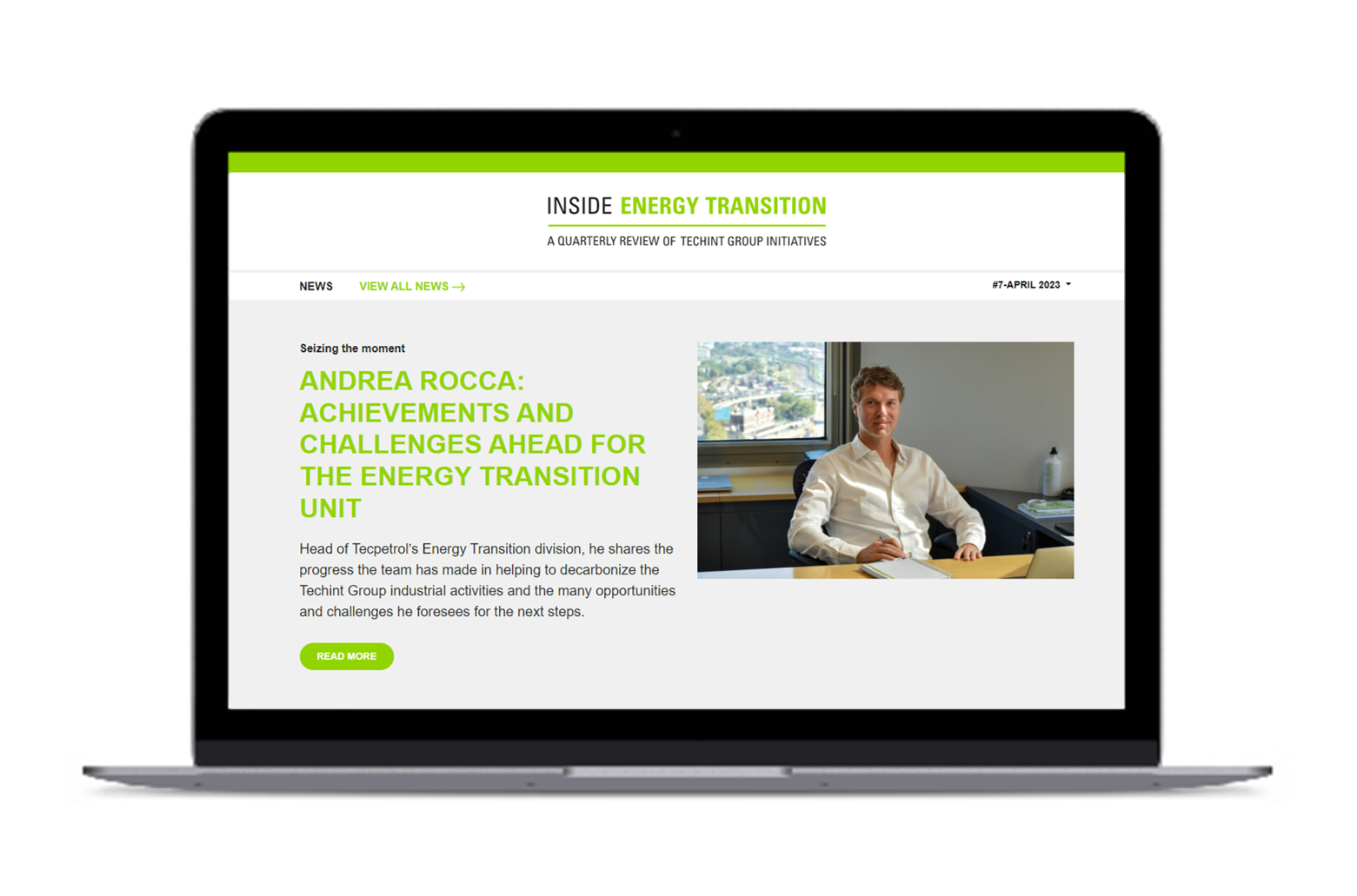 ANDREA ROCCA: ACHIEVEMENTS AND CHALLENGES AHEAD FOR THE ENERGY ...