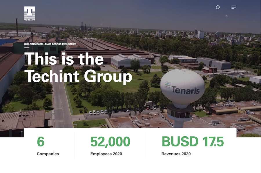 Techint Group unveils new website
